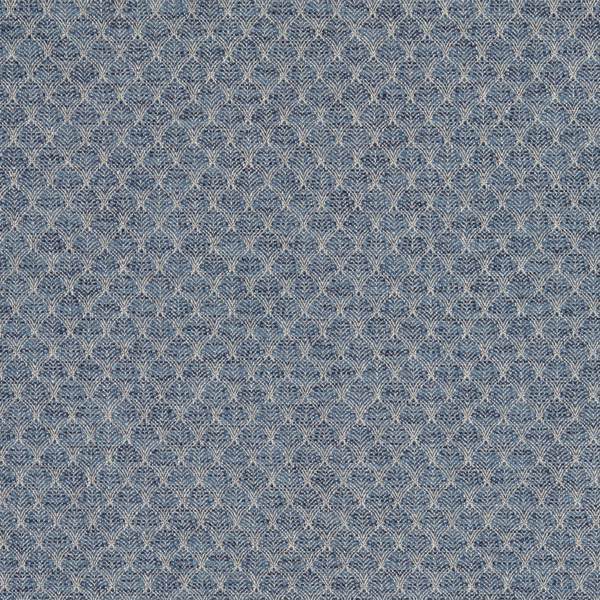 Trelica Denim fabric by Clarke & Clarke Evora Collection – Causeway Fabrics